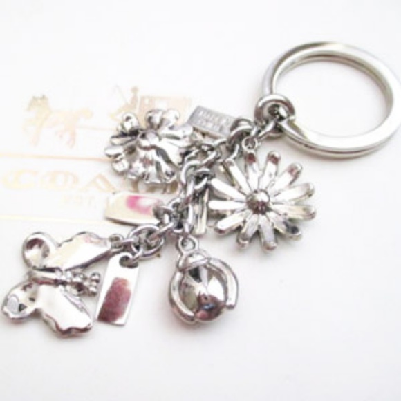 Coach | Accessories | New Coach Butterfly Ladybug Flower Keychain ...